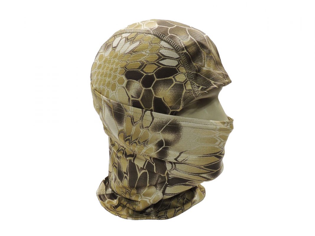 BALACLAVA CAMUFLADA SNAKE MARROM - MICROFIBRA - Army Airsoft