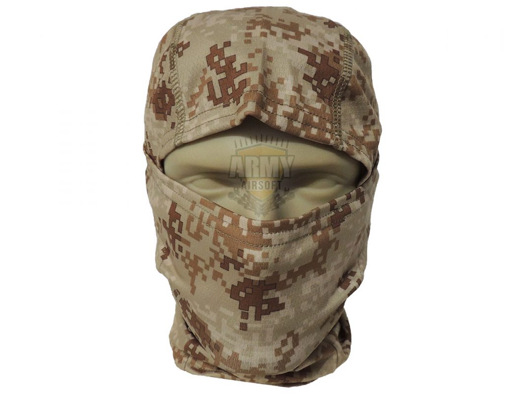 BALACLAVA DIGITAL DESERT- MICROFIBRA - Army Airsoft