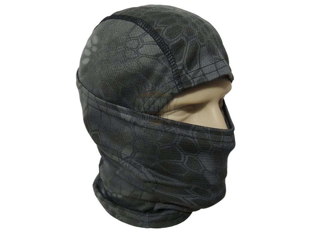 BALACLAVA SNAKE BLACK - MICROFIBRA - Army Airsoft
