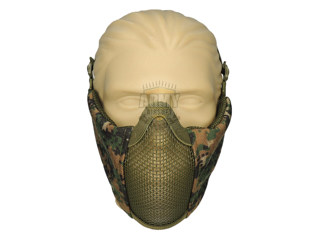 MÁSCARA TELADA MEIA FACE CONFORT - MARPAT - Army Airsoft