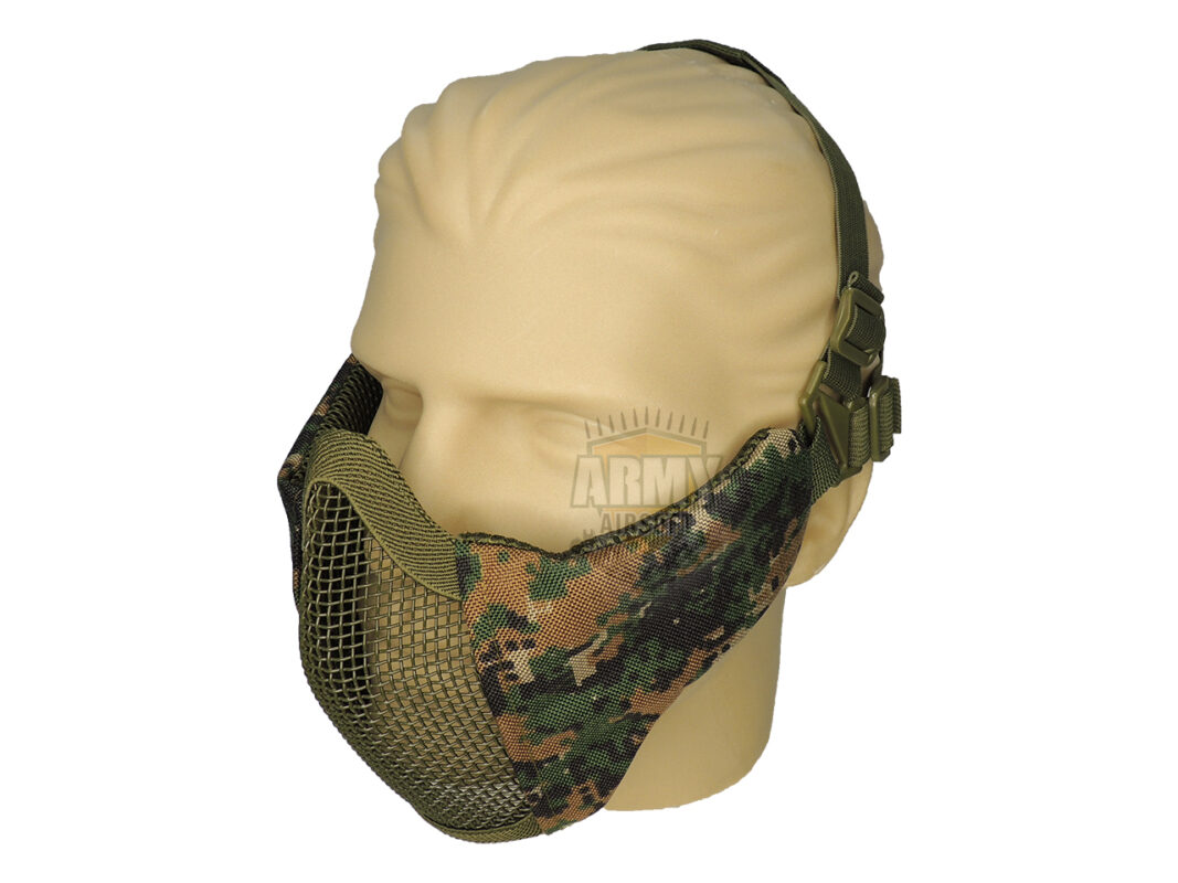 MÁSCARA TELADA MEIA FACE CONFORT - MARPAT - Army Airsoft