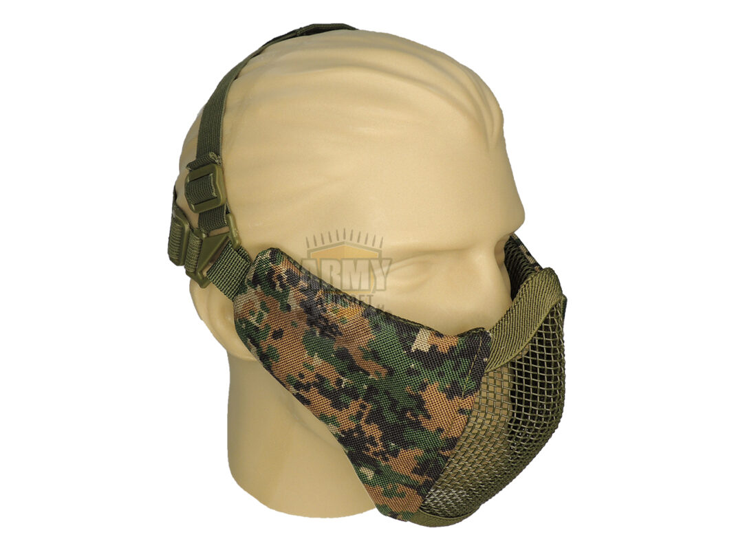 MÁSCARA TELADA MEIA FACE CONFORT - MARPAT - Army Airsoft