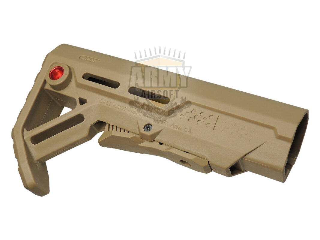 CORONHA (STOCK) VIPER - M4 E M16 - TAN - Army Airsoft