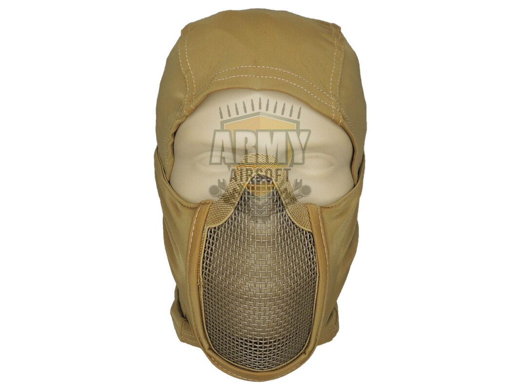 BALACLAVA COM TELA - TAN - Army Airsoft