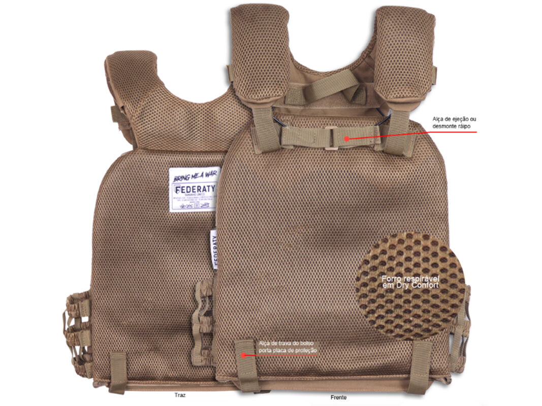 COLETE MODULAR PLATE CARRIER VEST M3 - FEDERATY - Army Airsoft